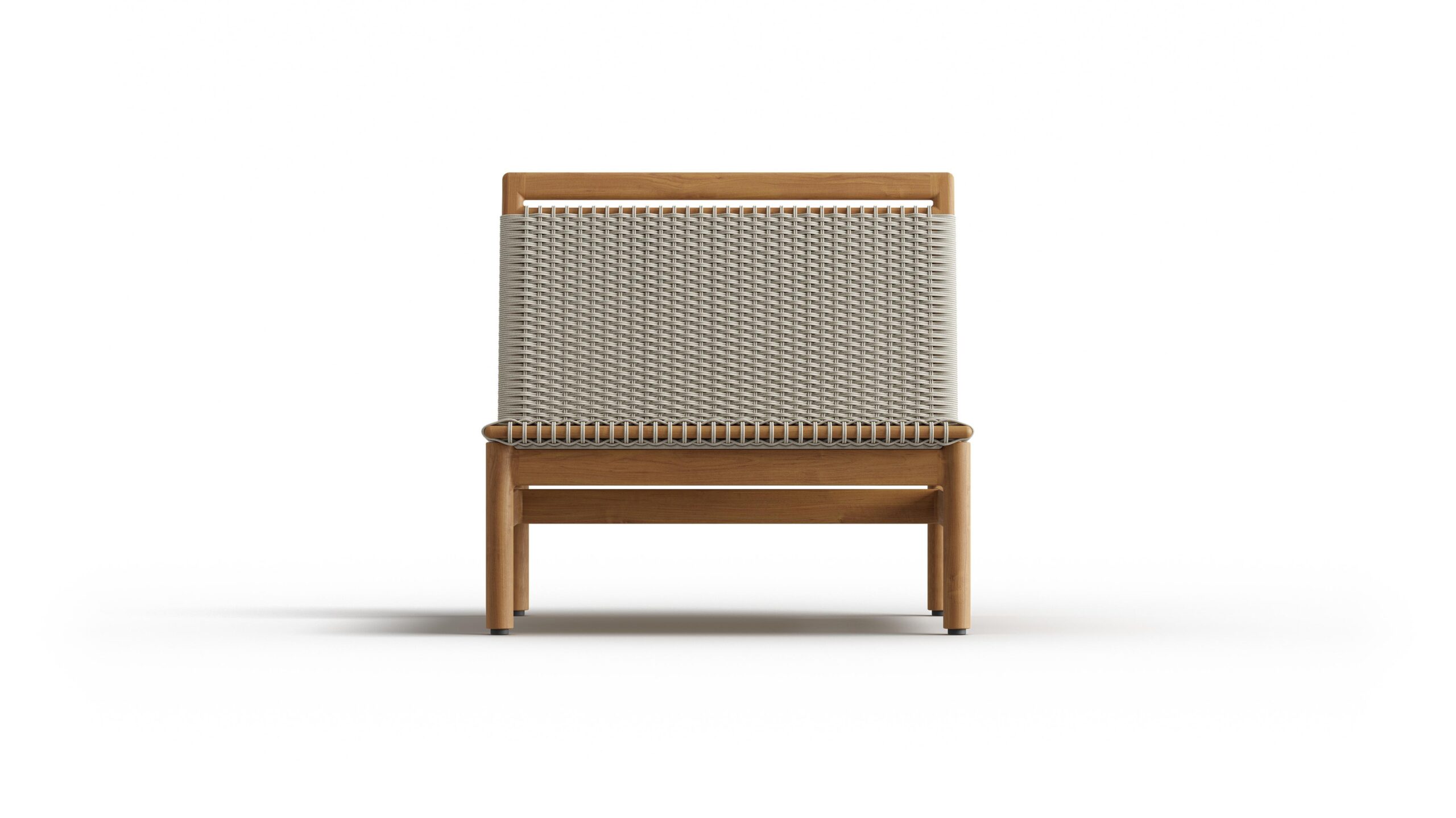 Montauk Lounge Chair Armless Teak - Danao